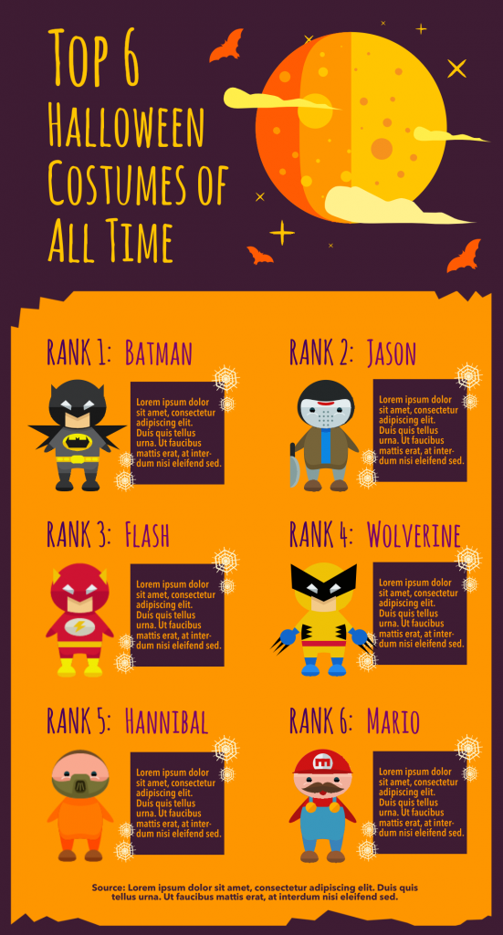 Halloween Infographic Template 3 Simple Infographic Maker Tool By Easelly